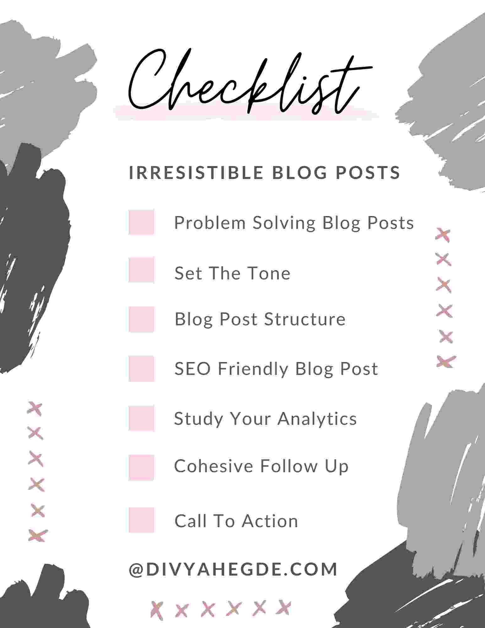 How To Write Irresistible Blog Posts To Get Returning Visitors - Divya ...