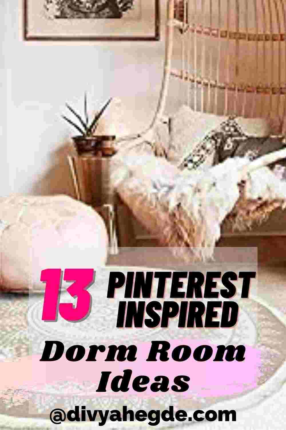 Pinterest Inspired College Dorm Room Ideas Under $10 - Divya Hegde